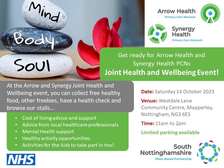 Gedling Residents Invited To Health And Wellbeing Event Nhs